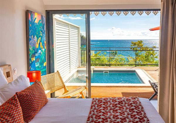 Resort LES GALETS ROUGES LODGES & SPA 4* Bouillante, Basse-Terre (15 ...